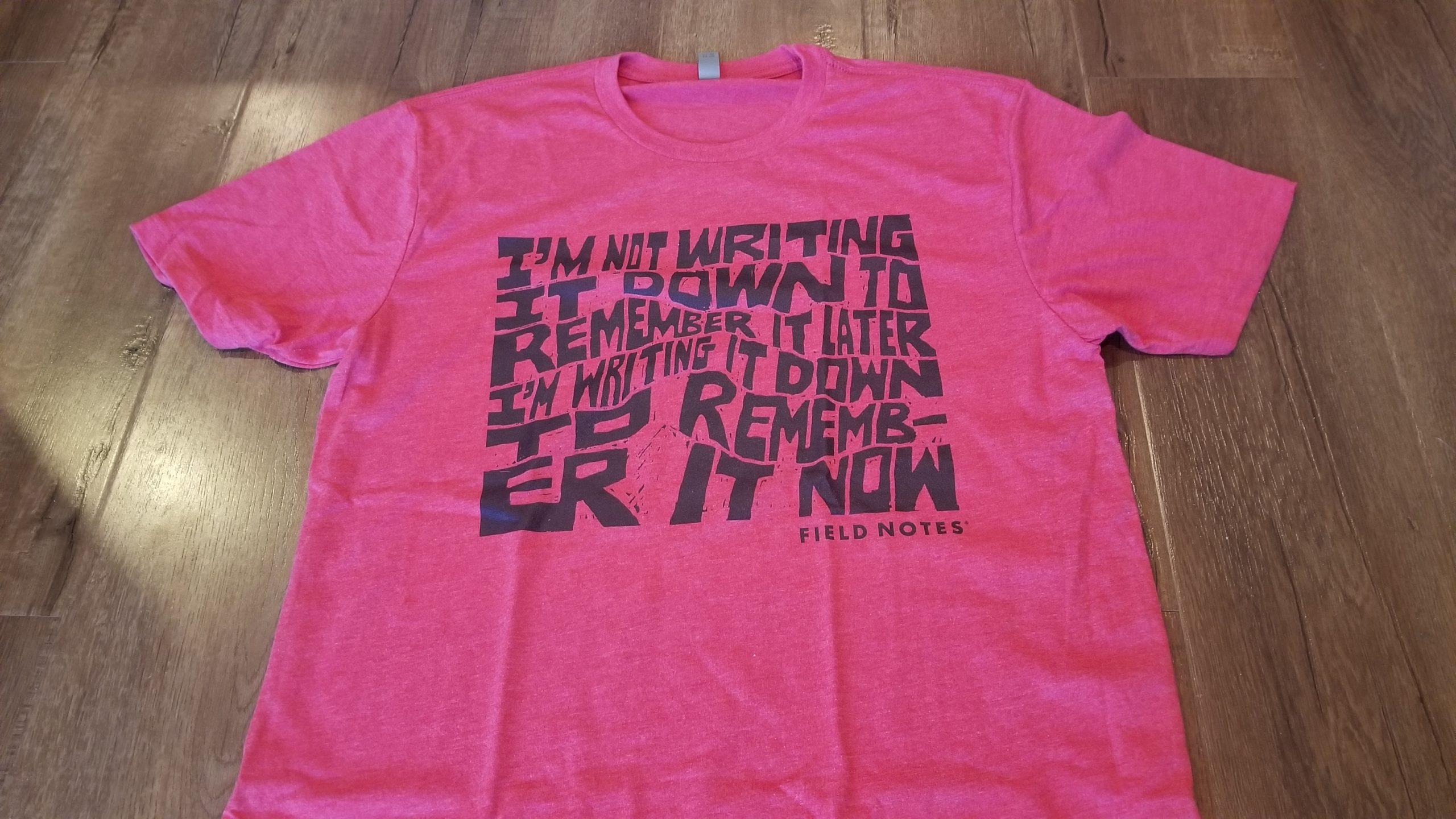 Acquisition: Field Notes Note Taking T-shirt