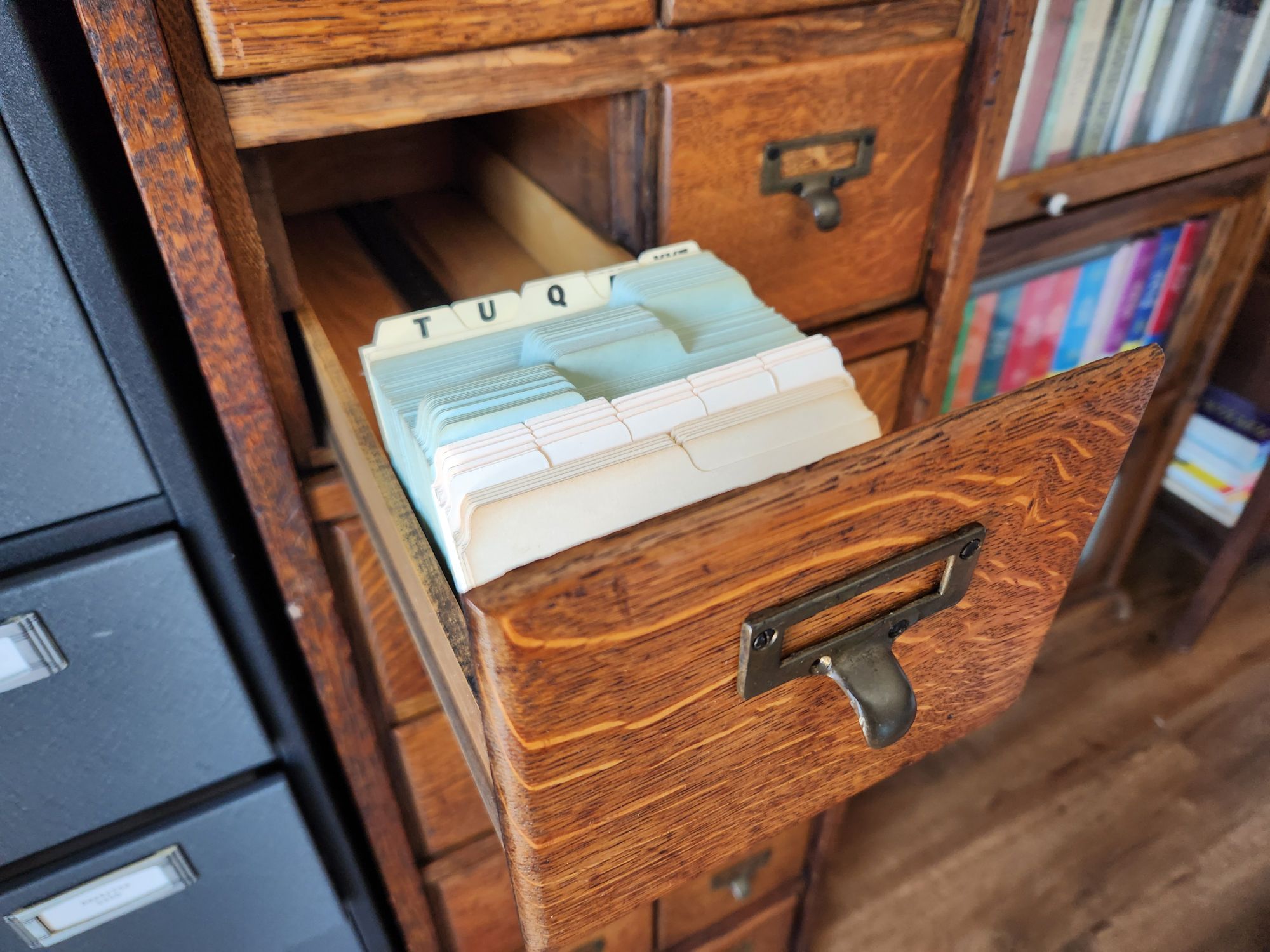 Acquisition: Early 1900s 3 x 5 Inch No. 15 Card Index Filing Cabinet ...